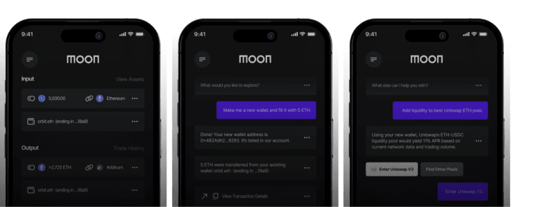 Moon | Modular Full-Stack AI Infrastruture for Web3 Builders